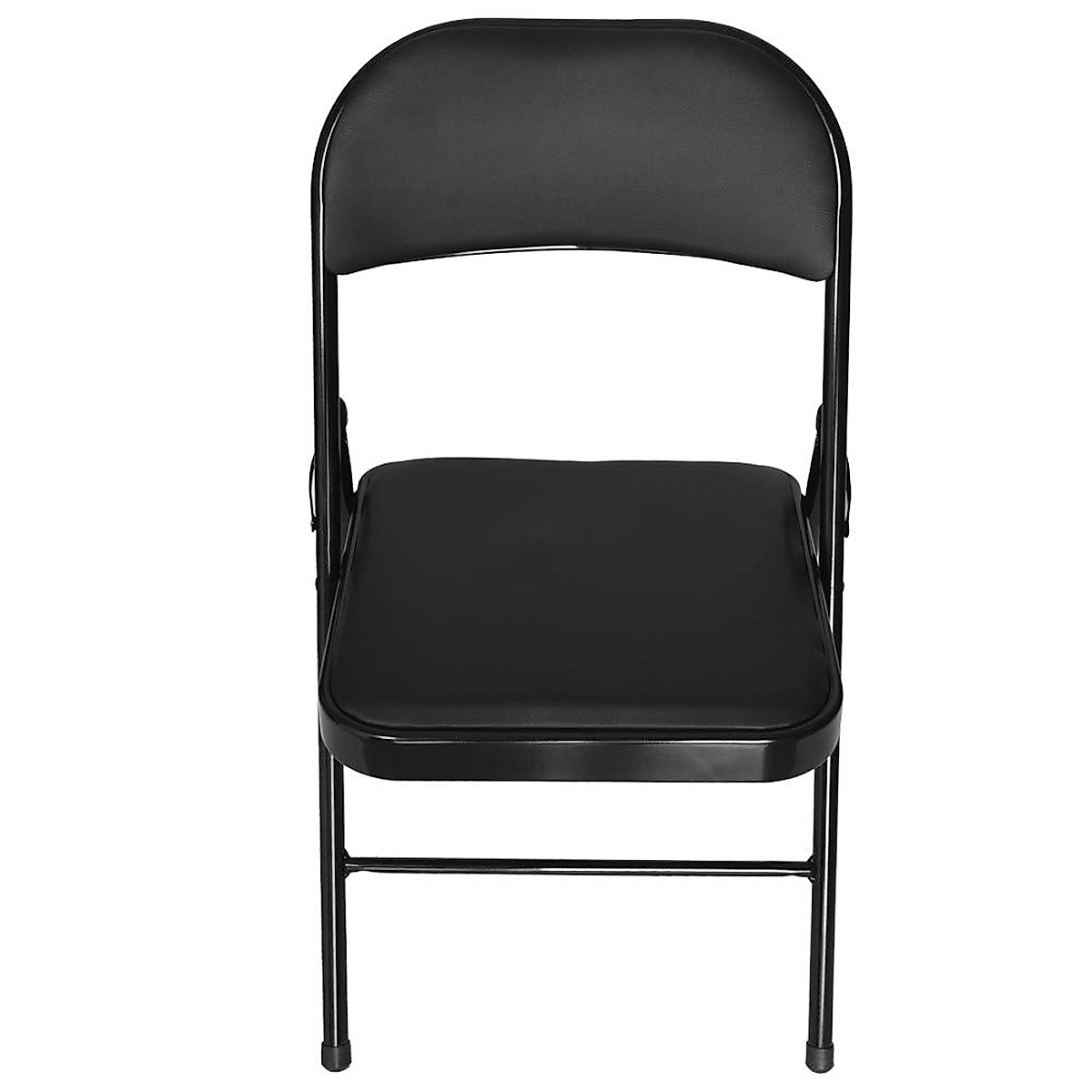 Executive Conference Task Office Chair,Folding Super Load-Bearing Steel Plate Chair, PU Leather,Double Sponge,Ergonomic,Anti-Slip Mat Silent(Ship from US!)