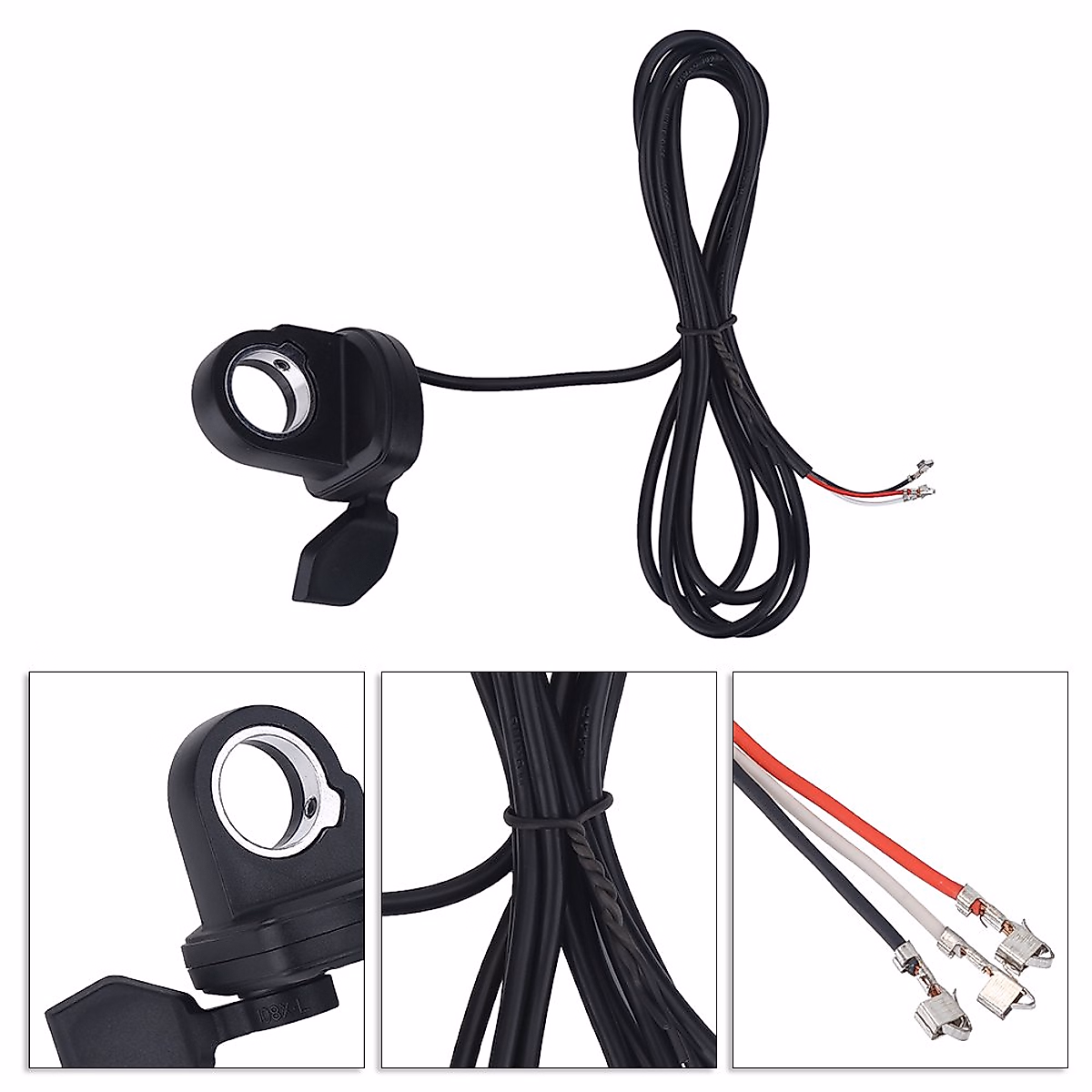 Hand Throttle,Throttle Speed Control,Accelerator Thumb Finger Throttle for Electric Bike Scooter E Bike (Right Hand)