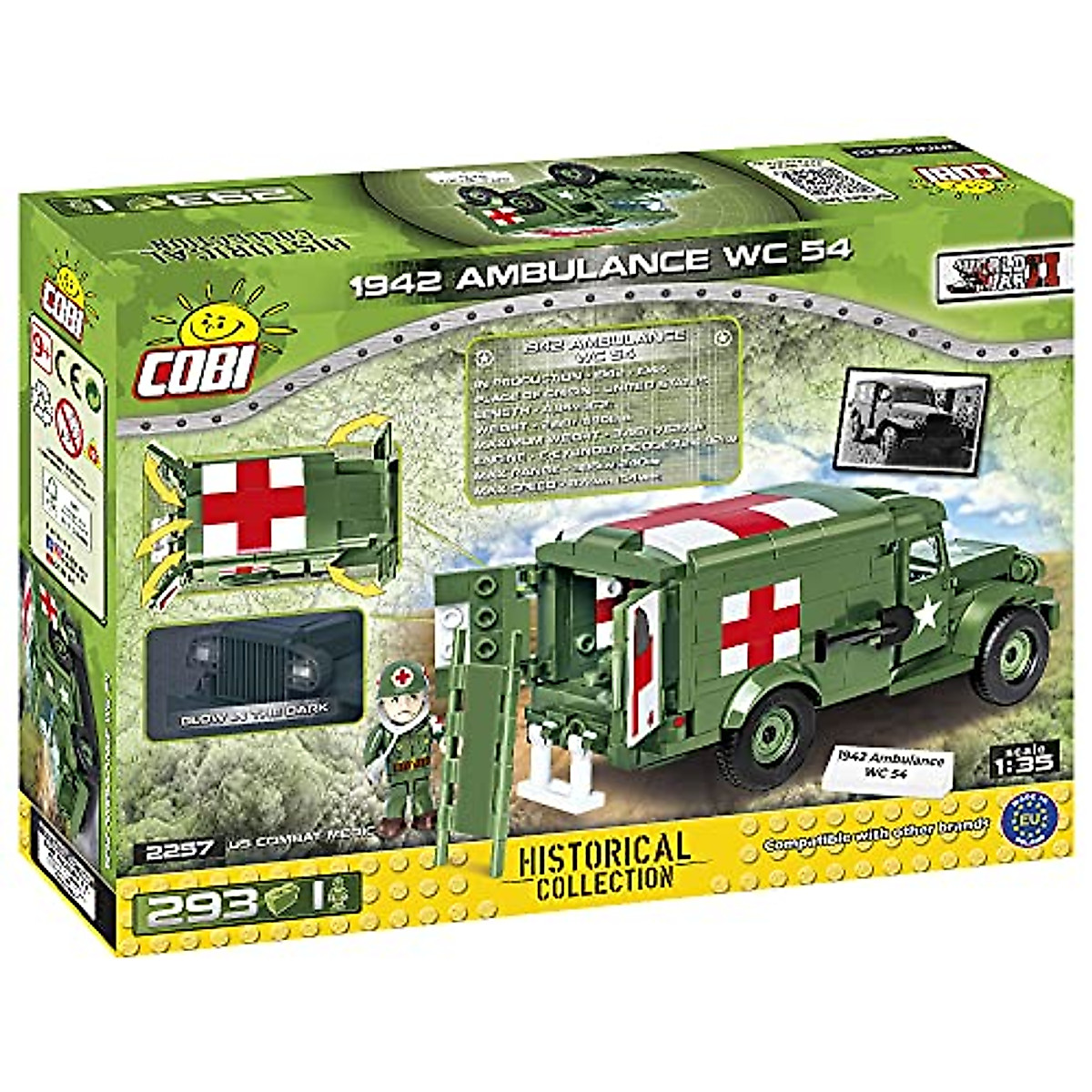 COBI Historical Collection 1942 Ambulance WC 54