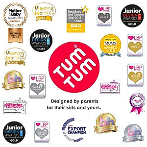 TUM TUM Tippy Up Free Flow Sippy Cup (No Valve), Sippy Cup for Toddlers, 200ml, BPA Free (Boris Bear)