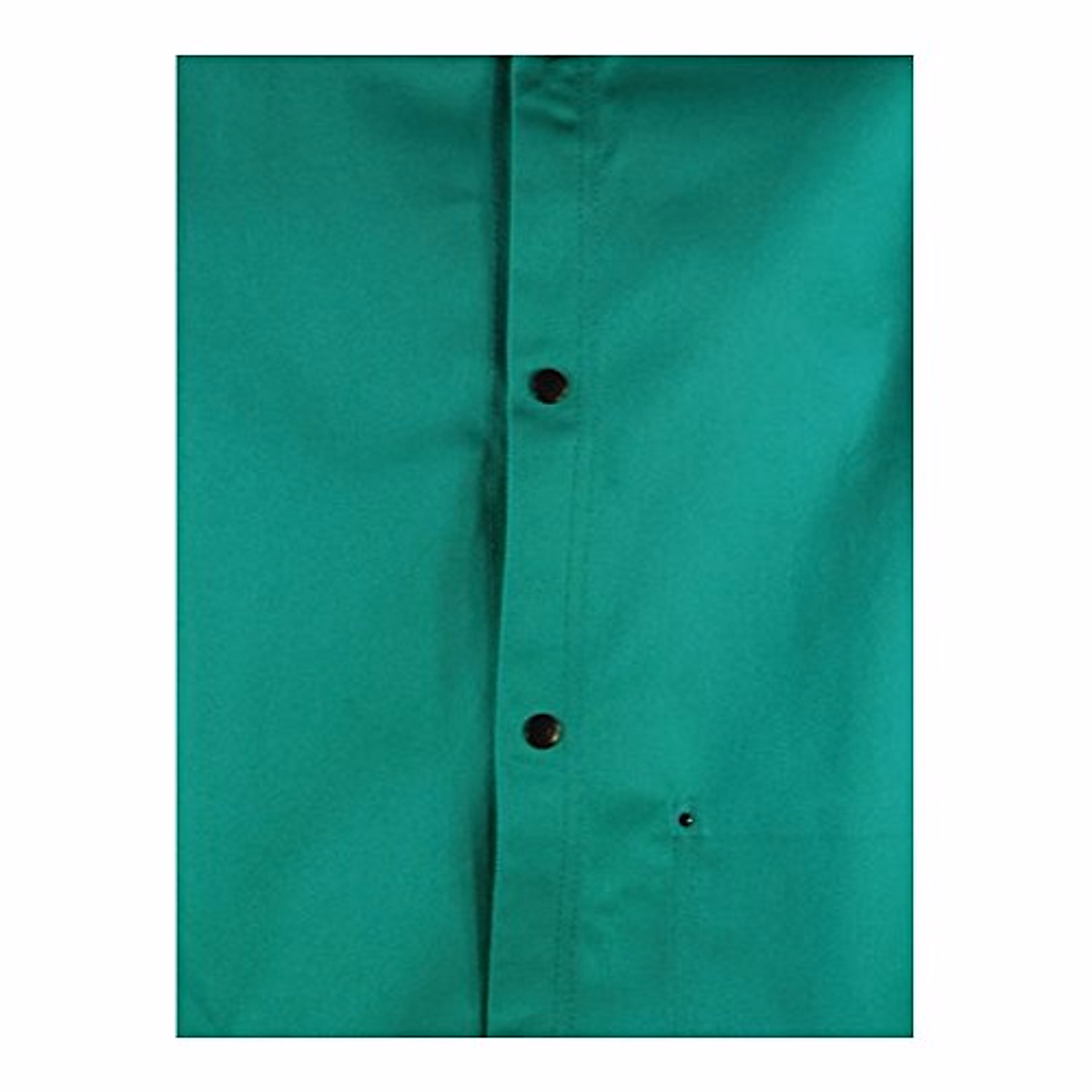 MAGID SparkGuard PVC-Free Flame-Resistant Cotton Jacket, 30” Long, Green, Size Medium