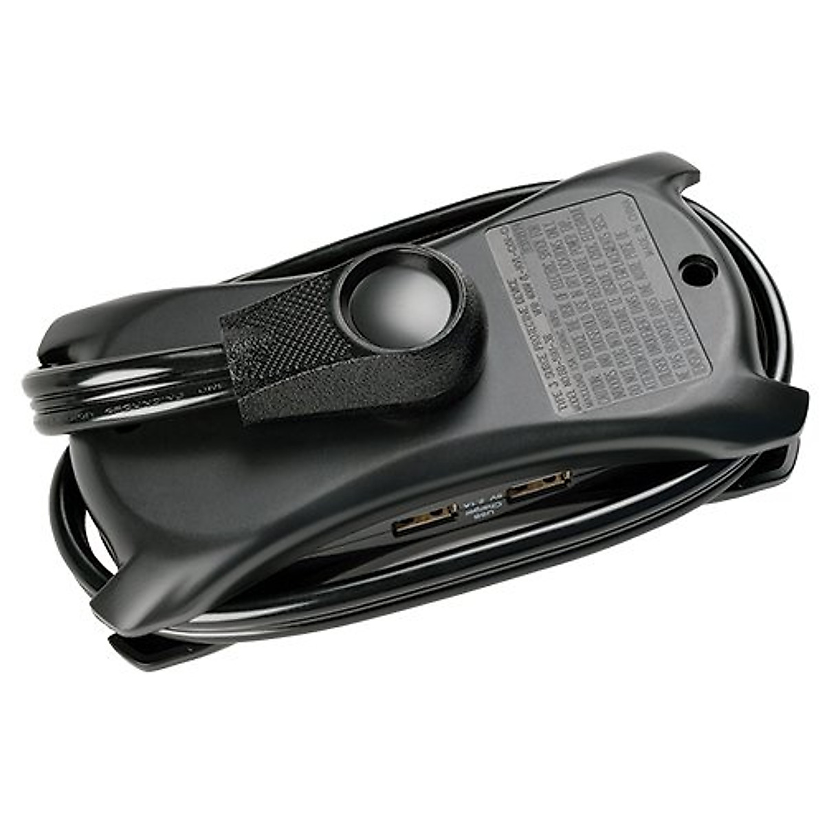 Tripp Lite 3 Outlet Portable Surge Protector Power Strip, 18in Cord, 2 USB, & $25,000 INSURANCE (TRAVELER3USB) Black