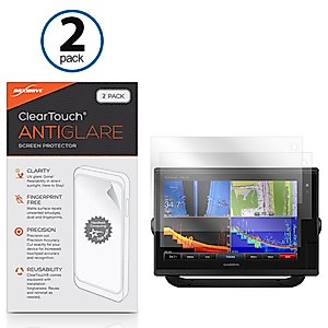 BoxWave Screen Protector Compatible With Garmin GPSMAP 7612 - ClearTouch Anti-Glare (2-Pack), Anti-Fingerprint Matte Film Skin