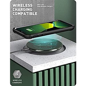 i-Blason Ares Case for iPhone 11 Pro Max 2019 Release, Dual Layer Rugged Clear Bumper Case with Built-in Screen Protector (Black)