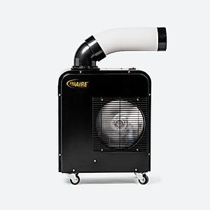 ProAire 5,300 BTU Portable Indoor Outdoor Air Conditioner/Spot Cooler Adjustable Air Flow, 360 Degree Wheels for Portability, Continuous Drainage Option. Ideal for workshops, garages, patios and sheds