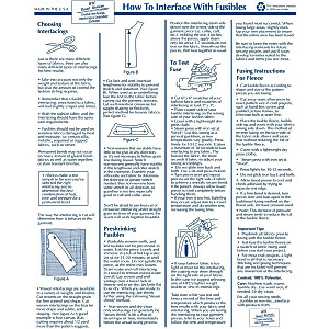 Superpunch Armo Weft HTC88002 Interlining/Interfacing - 20 Inches Wide, Medium Weight Woven Iron On Fleece Fusible Interface for Sewing, Polyester, Rayon, Sold in 2 Yard Package, Made In USA (White)