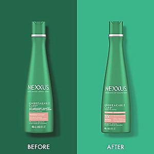 Nexxus Unbreakable Care Anti-Breakage Shampoo With Keratin, Collagen, Biotin For Fine And Thin Hair Sulfate Free Shampoo 13.5 oz