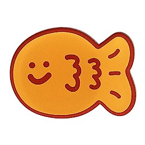 ONLYOU GRIPTOK Phone Grip Korean Grip Tok Taiyaki Design Funny Unique Cute Phone Stand Drop Prevention Just Stick On Custom Pair Women's (Brown)