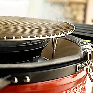 Kamado Joe KJ-Hyper SloRoller Hyperbolic Smoke Chamber Grill Accessory for Classic Joe, Black