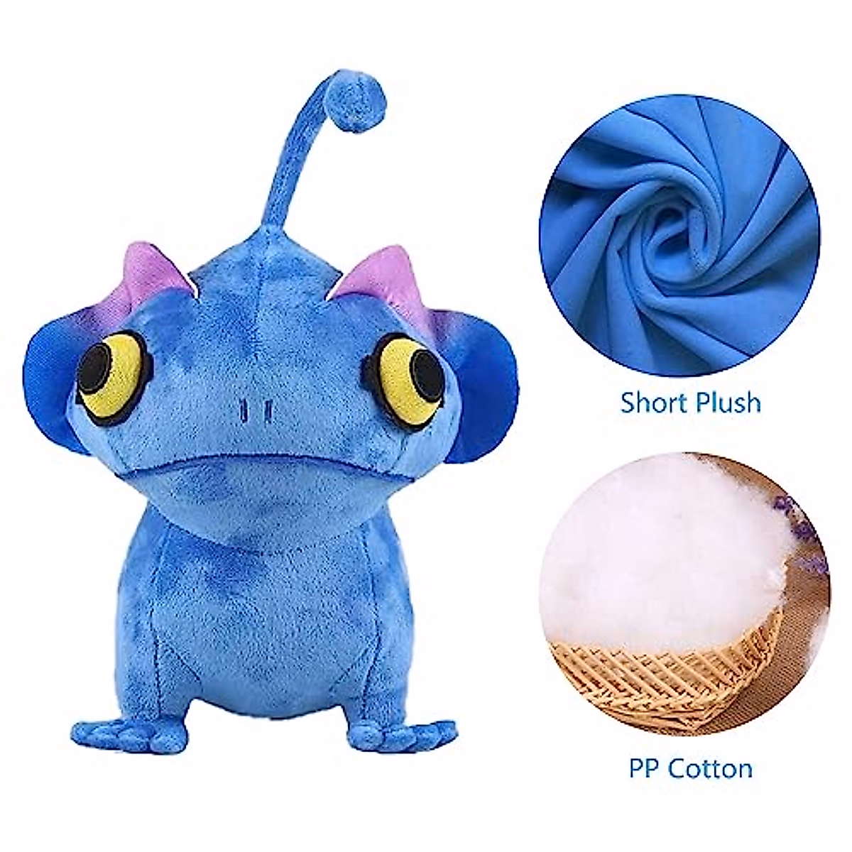 Ichika Nakano The Sea Beast Plush Toy 9in/23cm Soft Blue Monster Plush Cute Blue Lantern Fish Perfect for Kids and Home Decor