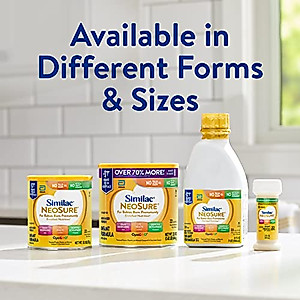 Similac NeoSure Premature Post-Discharge Infant Formula, Ready-to-Feed Baby Formula, 32-fl-oz Bottle, Pack of 6