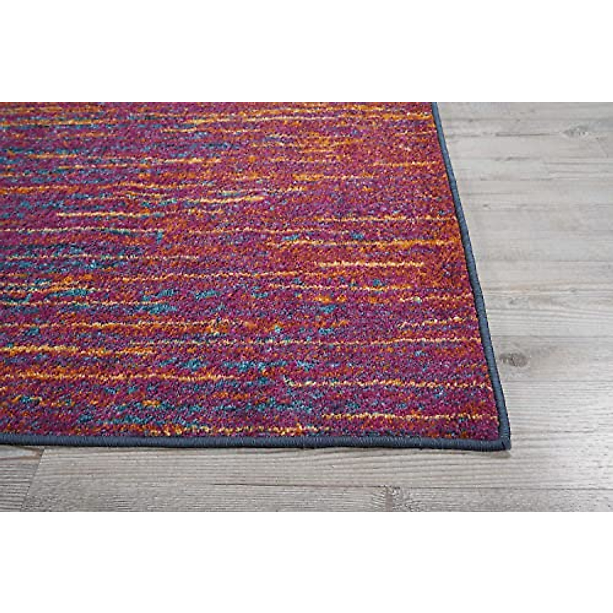 Nourison Passion Abstract Multicolor 8' x 10' Area -Rug, Easy -Cleaning, Non Shedding, Bed Room, Living Room, Dining Room, Kitchen (8x10)