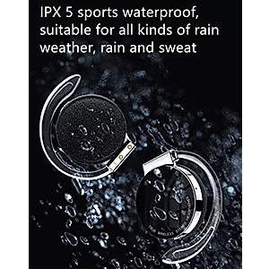 SMINKA Upgrade Wireless Earbuds, Charging Case Bluetooth 5.2 Headphones with Mic,Wireless Headphones Running with IP5 Waterproof Ear Hooks,Open Ear for Sport/Work