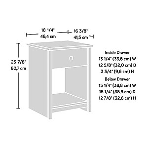 Sauder River Ranch Night Stand, Sindoori Mango Finish