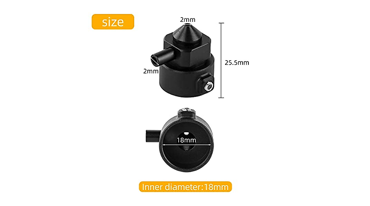 FoxAlien 18mm Air Assist Nozzle for Laser Engravers & CNCs