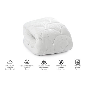 Courtyard by Marriott Mattress Topper - Plush, Lightweight Hypoallergenic Mattress Pad Exclusively for Courtyard - Expandable Skirt - King