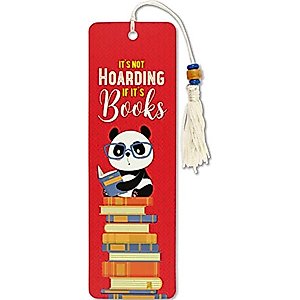 It's Not Hoarding Beaded Bookmark