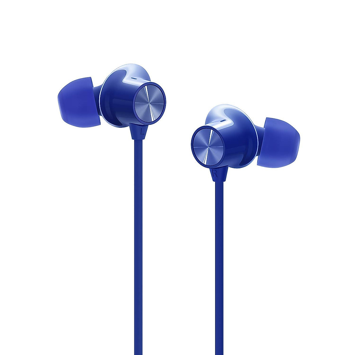 OnePlus Bullets Wireless Z Bass Edition in-Ear Earphone with Mic, Passive Noise Cancellation (Bluetooth 5.0, Quick Switch) (Bass Blue)