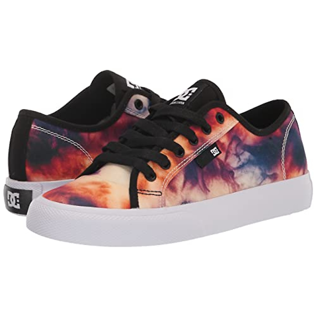 DC Men's Manual TXSE Casual Skate Shoe, Violet/FIRE, 11