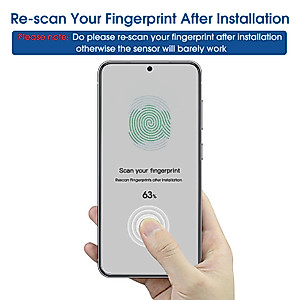 amFilm Auto-alignment OneTouch for Samsung Galaxy S25+ Plus 6.7'' Screen Protector + Camera Lens Protector, Tempered Glass, 30 seconds Installation, Bubble Free, Case Friendly, Anti-Scratch [2+2 Pack]