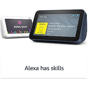 Certified Refurbished Echo Show 5 (2nd Gen, 2021 release) | Smart display with Alexa and 2 MP camera | Charcoal
