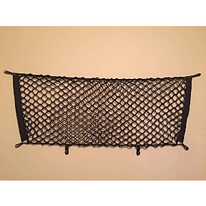 Envelope Style Elastic Trunk Mesh Cargo Net for Ford Edge SE SEL ST Titanium 2016-2023 - Premium Trunk Organizers and Storage - Luggage Net for SUV - Best Car Organizer for Ford Edge