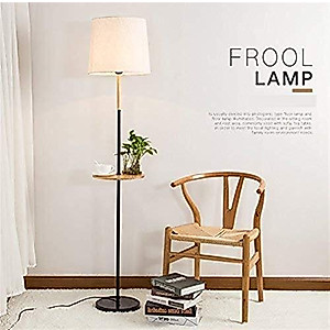 Yadianna Floor Led Simple Living Room Bedroom Creative Sofa Bedside Vertical Floor Lamp, Eye-Caring Vertical Floor Light