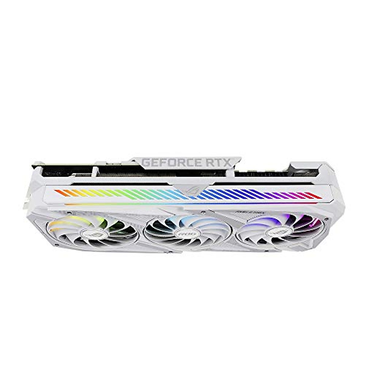 ASUS ROG STRIX NVIDIA GeForce RTX™ 3080 White OC Edition Gaming Graphics Card (PCIe 4.0, 10GB GDDR6X, HDMI 2.1, DisplayPort 1.4a, White color scheme, Axial-tech Fan Design, 2.9-slot, Super Alloy Power
