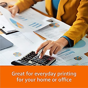 Amazon Basics Multipurpose Copy Printer Paper, 8.5" x 11", 20Lb, 10 Ream (5,000 Sheets), 92 Bright