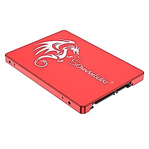 Somnambulist 120GB 240GB 480GB SATA3 SSD Hard Drive 2.5 inch Solid State Drive SSD (Red Dragon-120G)