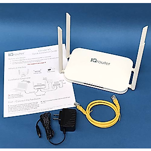 IQrouter – IQRV3 Self-Optimizing Router with Dual Band WiFi adapts to Your line for Improved Quality
