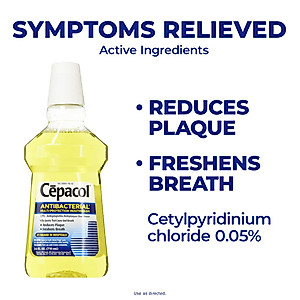 Cepacol Antibacterial Mouthwash and Gargle Gold 24 oz. (Pack of 6)