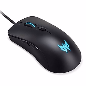 Acer Predator Cestus 310 Gaming Mouse: 4200 On-The-Fly DPI - Breathing Backlit - 6 Button Design - Pixart 3519 Sensor - Black (PMW910)