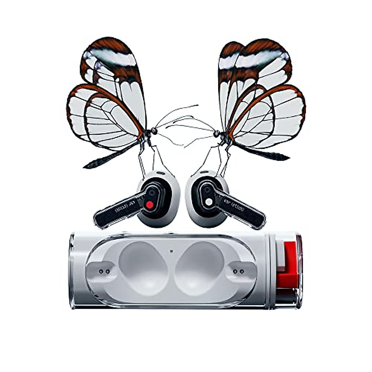 Nothing Ear Stick Wireless Earbuds, Bluetooth 5.2 in Ear Stick Headphones with 3 Microphone,29H Playtime IP54 Waterproof Bass Lock Earphones -Compatible with iPhone & Android,White