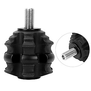 Alomejor Stabilizer Ball Shape Shock Absorber Recurve Bow Stabilizer Lifting Plate Damping Balance Bar(Black)