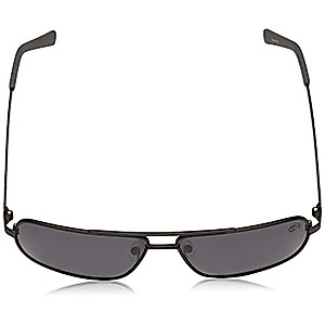 Timberland Men's TBA9266 Polarized Navigator Sunglasses, Matte Black, 61mm