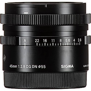Sigma 45mm f/2.8 DG DN Contemporary Lens for Sony E + 64GB Sandisk Ultra SD Card (Deluxe Bundle) with Accessories