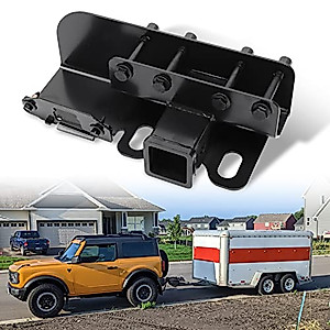Snailfly 2“ Trailer Tow Hitch Assembly Fit for Ford Bronco 2021-2024 Class 3 Hitch Receiver, NOT for Bronco Sport