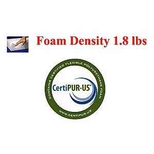 D&D Futon Furniture Sleeper Chair Folding Bed, Studio Sofa Guest Folded Mattress, High Density Foam (70 x 24 x 6, Navy Blue)