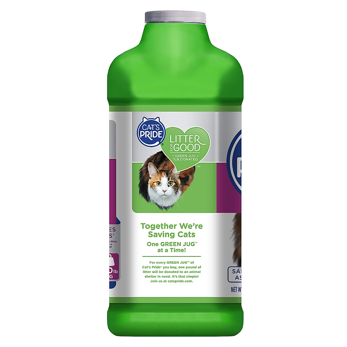 Cat's Pride Fresh Scent Pure & Fresh Multi-Cat Clumping Litter, 10-Pound Jug, Pack of 2