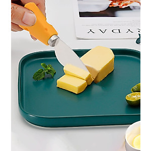 3pcs Cheese Knife Set, Stainless Steel Cheese Knives, cheese spoon, cheese fork, suitable for gift giving