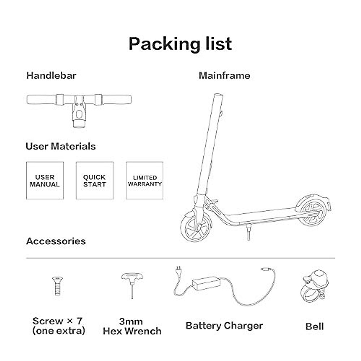 Segway Ninebot E22 E45 Electric Kick Scooter, Lightweight and Foldable, Upgraded Motor Power, Dark Grey Large