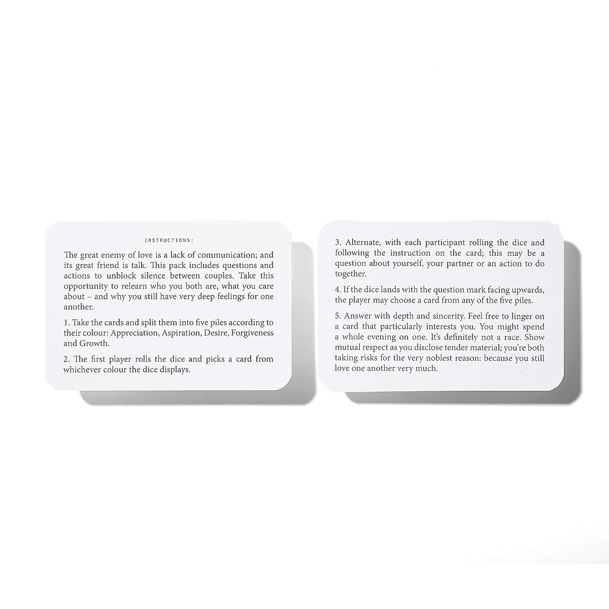 The School Of Life - Connect Game - Remember Why You Matter to One Another - Couple Conversation Cards
