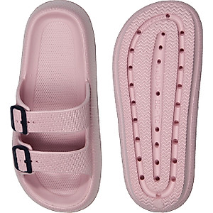 Weweya Pillow Slippers Cushioned Slides Sandals Pink Women Size 7 7.5