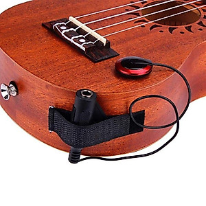 traderplus 2Pcs Piezo Contact Microphone Pickup for Guitar Violin Banjo Mandolin Ukulele