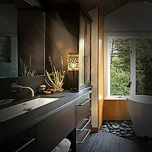 PHYLEKO Table Lamp, Bedside Lamps Battery Operated Lamp with LED Bulb for Home Decor, Small Table Lamp Cordless Lamp with Butterfly Pattern Night Light for Bathroom,Livingroom,Windowsill,Shelf