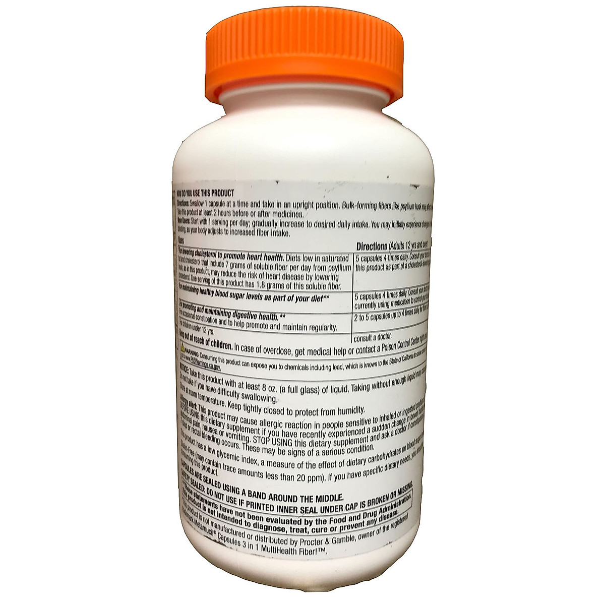 Member's Mark Fiber Capsules 2Pack (400 Count) Liquids, Toothpaste, etc. for at Least