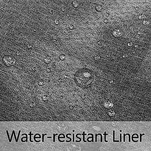 Damero Hanging Wet Dry Bag, Reusable Laundry Wet Bag with Two Compartments for Cloth Diaper and Swimsuit, Large- Black