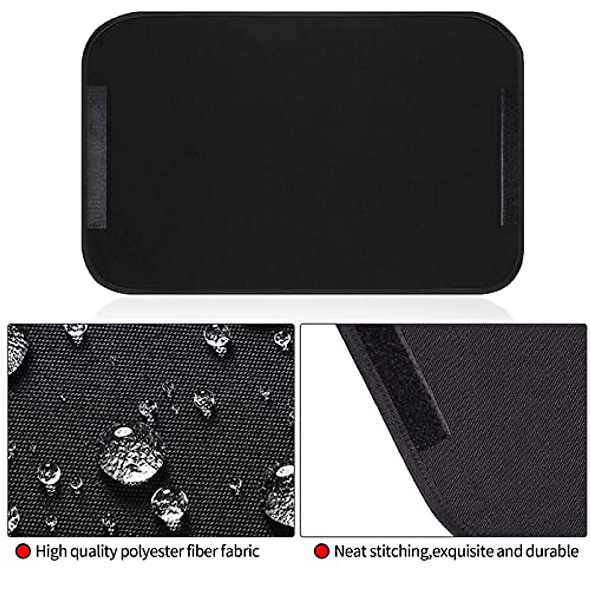 Carkio RV Door Window Shade Cover Blackout RV Door Window Shades Camper Sunshade Privacy Window Cover Travel Trailer Motorhome Sun Shade Accessories,24 x 16 inches, Pack of 2