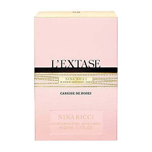 Nina Ricci L'Extase Caresse De Roses Perfume For Women - Floral Fragrance Mist - Opens With Notes Of Bulgarian And Turkish Roses - Blended With Violet And Peony - Eau De Parfume Legere Spray - 1.7 Oz